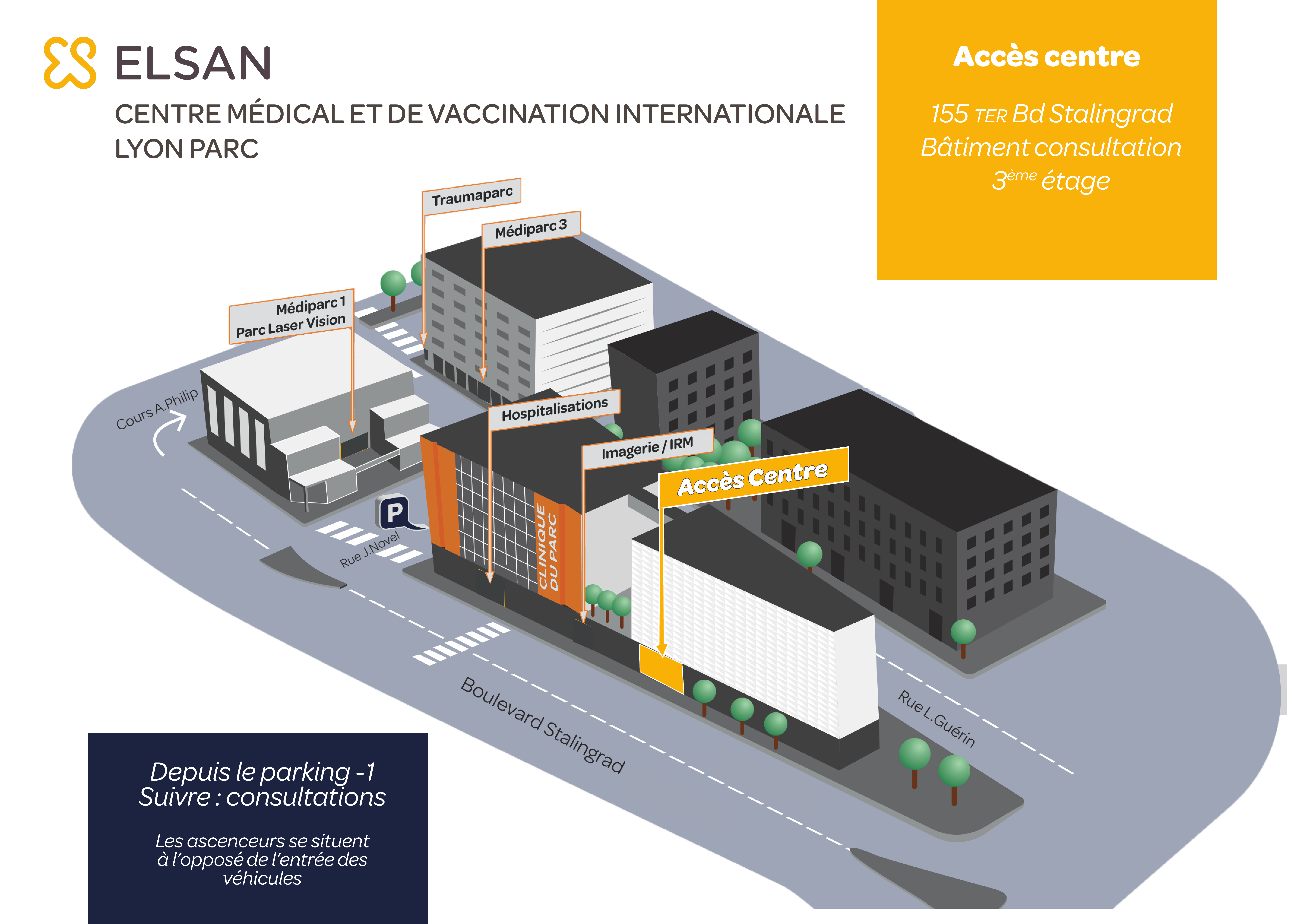 Centre médical et de Vaccination Internationale Lyon Parc | ELSAN
